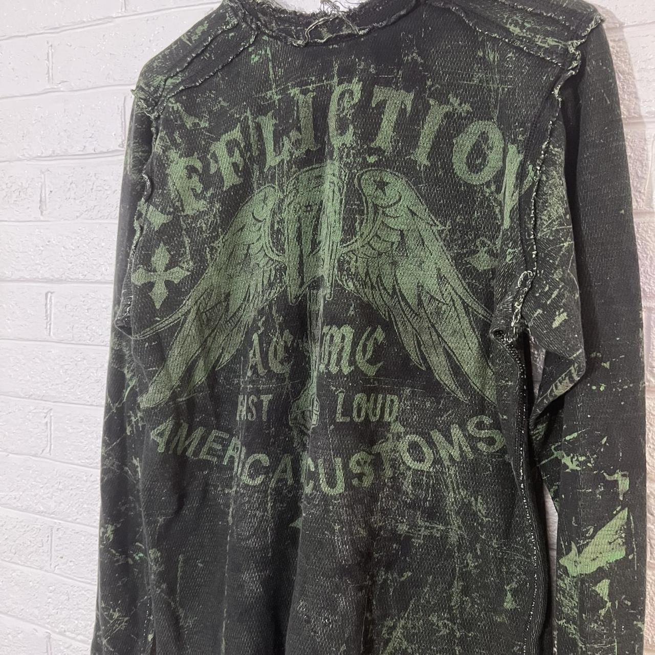 Really sick affliction thermal completely revirsable... | Depop