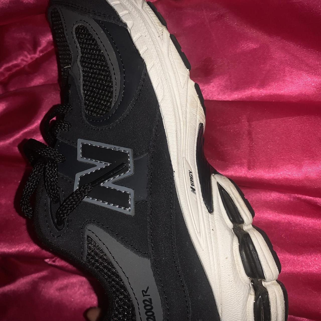 black newbalence 2002r, worn once box great condition - Depop
