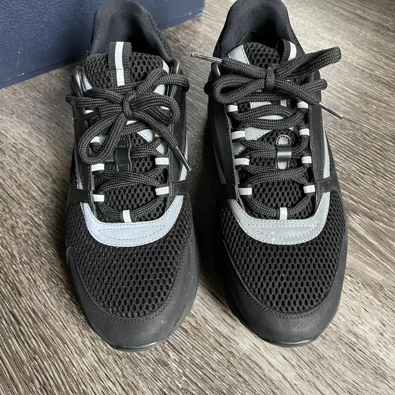 Dior b22 Triple black new with box and dust bag size... - Depop