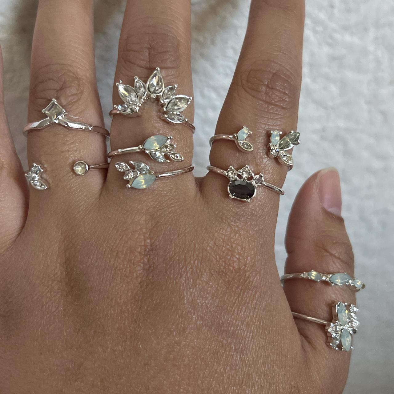 Lovisa Silver boho ring bundle #jewellerylover... | Depop