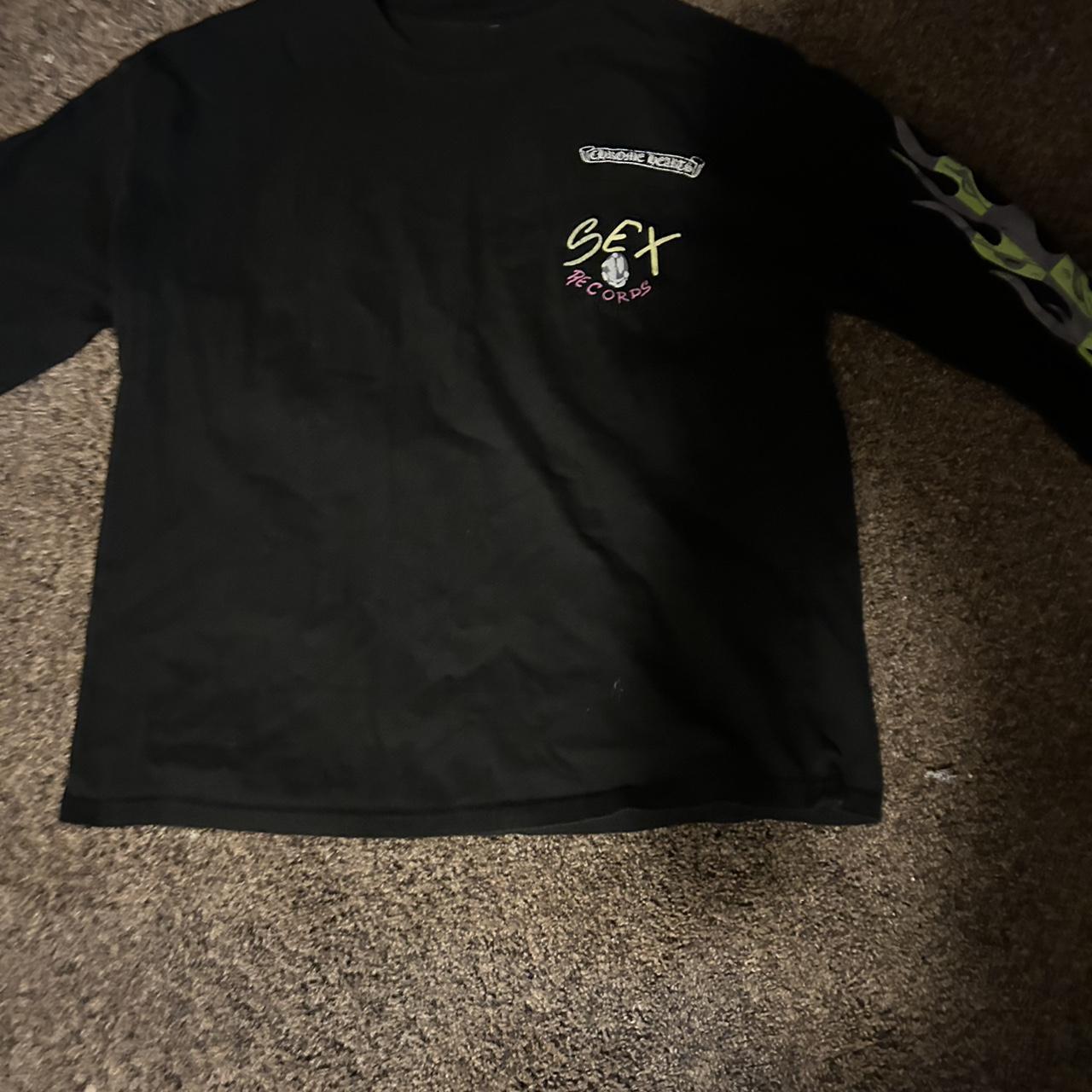 Chrome Hearts black and green long sleeve shirt - Depop