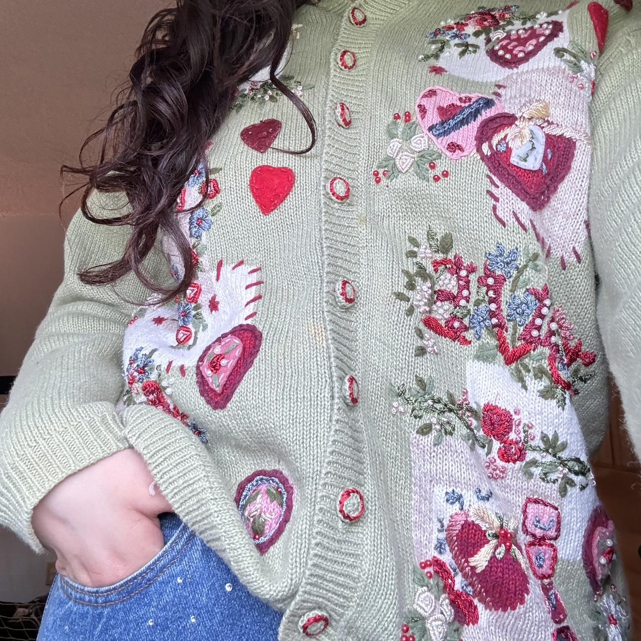 Fun cardigan vintage - Depop