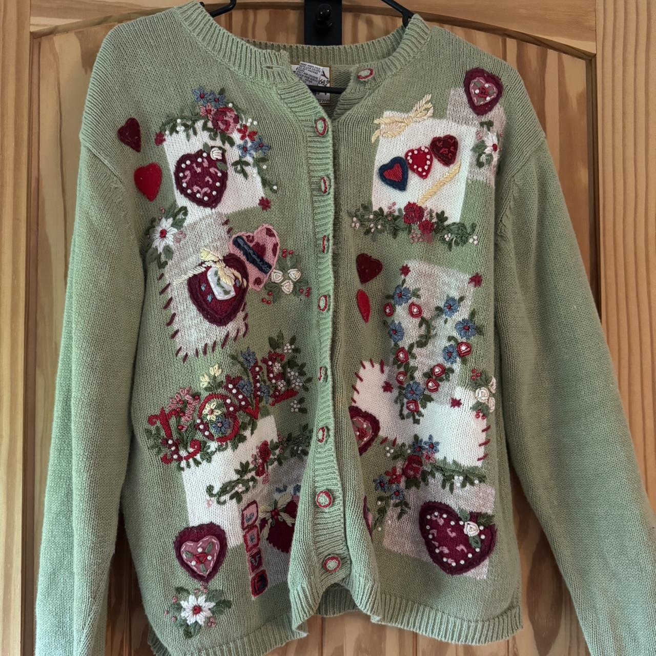 Fun cardigan vintage - Depop