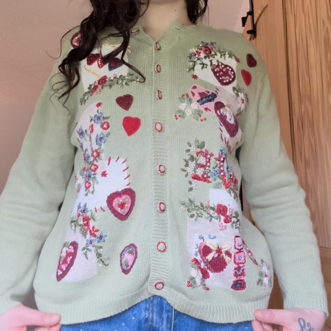 Fun cardigan vintage - Depop