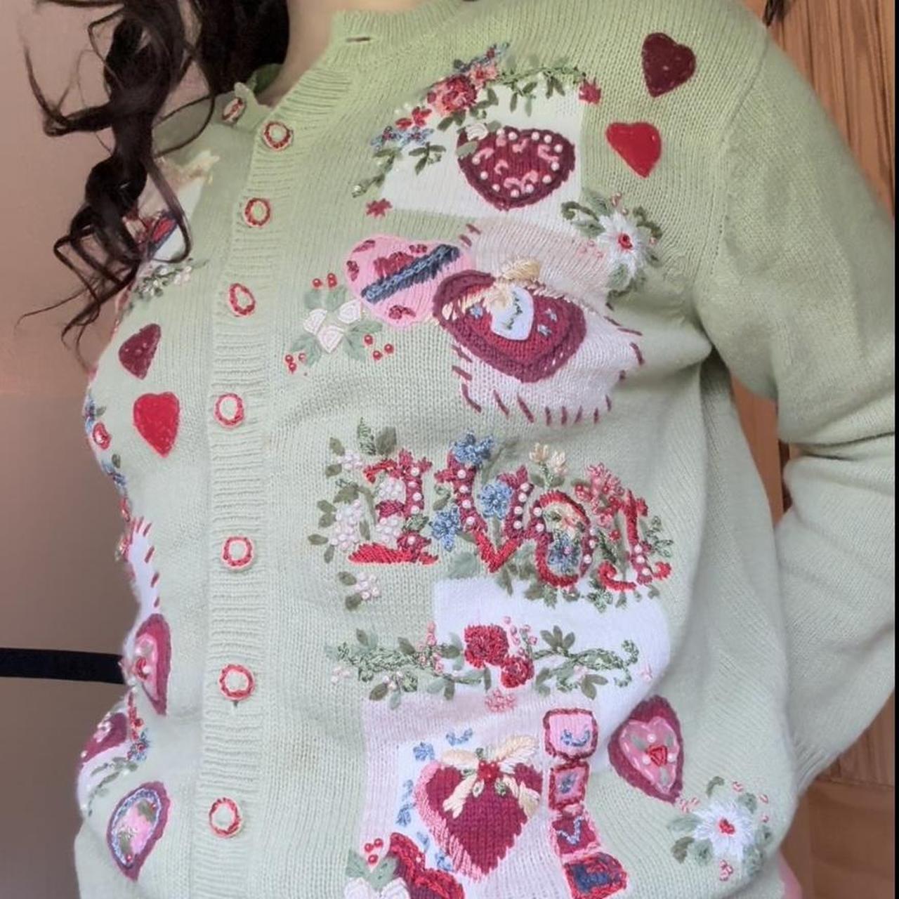 Fun cardigan vintage - Depop