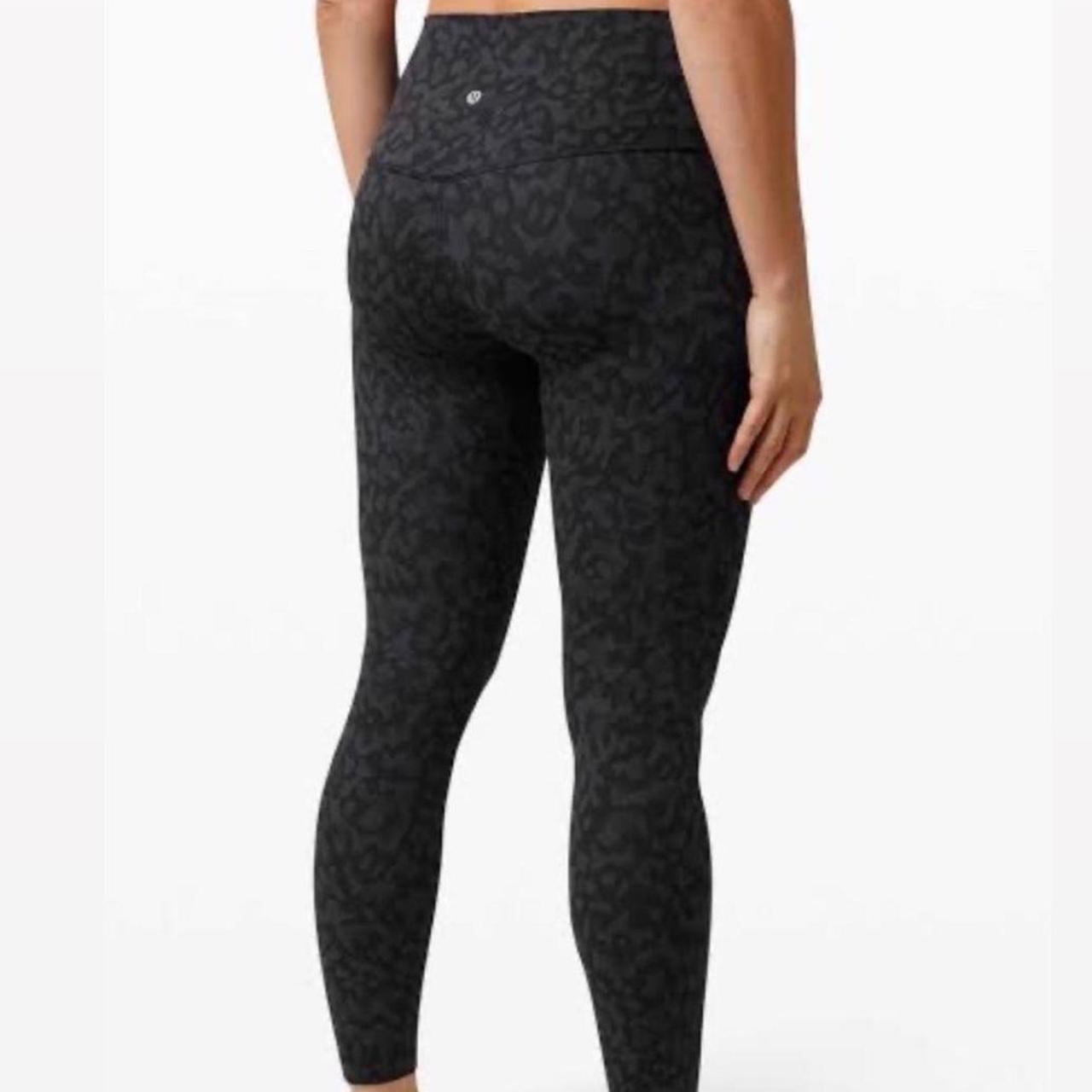 Lululemon black formation camo align leggings... - Depop