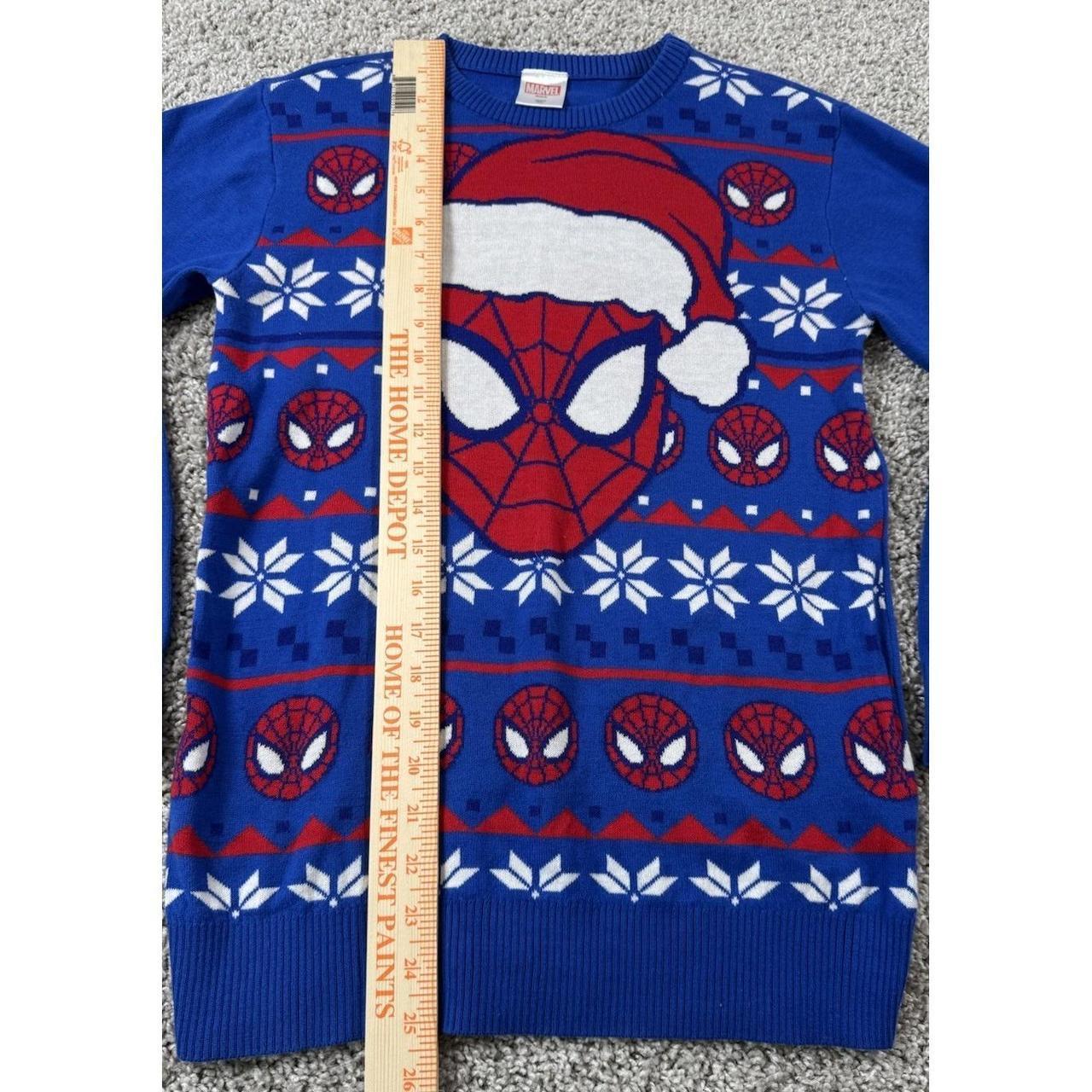 Marvel Spiderman Boys Christmas Ugly Sweater... | Depop