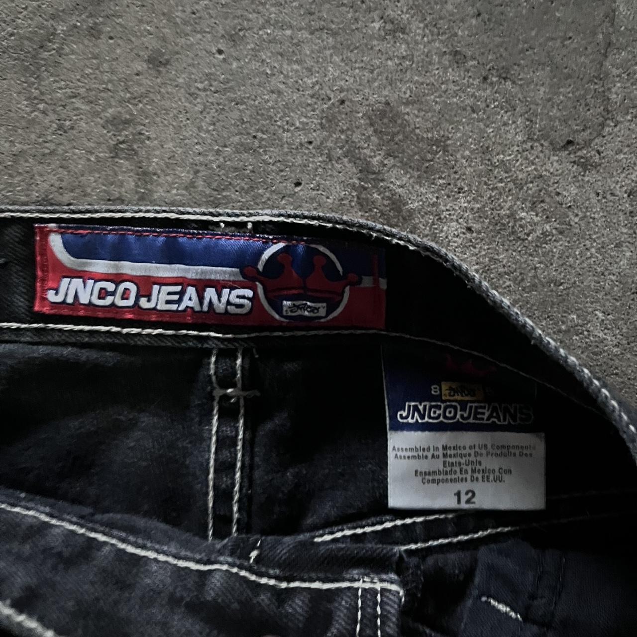 Really cool vintage jnco jeans tagged kids 12 fits a... - Depop