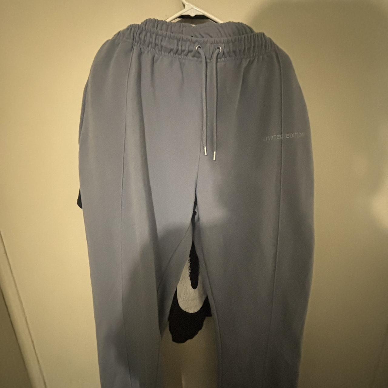 Limited edition blue flared sweats Size-2x DM... - Depop