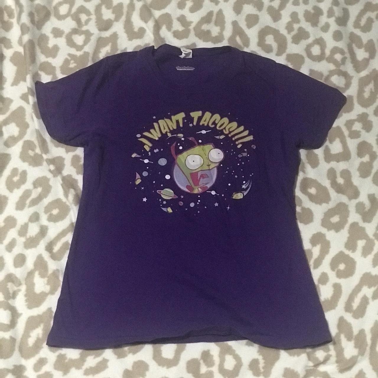 I want tacos! Invader zim tee nickelodeon brand no... | Depop