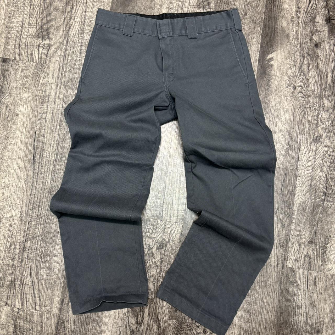 Grey Dickies 874 slim fit trousers #skater Waist... - Depop