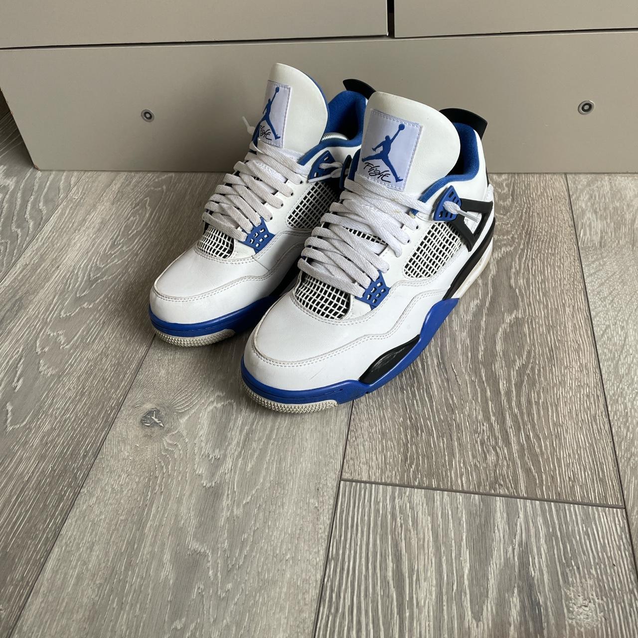 AIR JORDAN 4 RETRO 'MOTORSPORTS' UK size 9 worn fare... - Depop