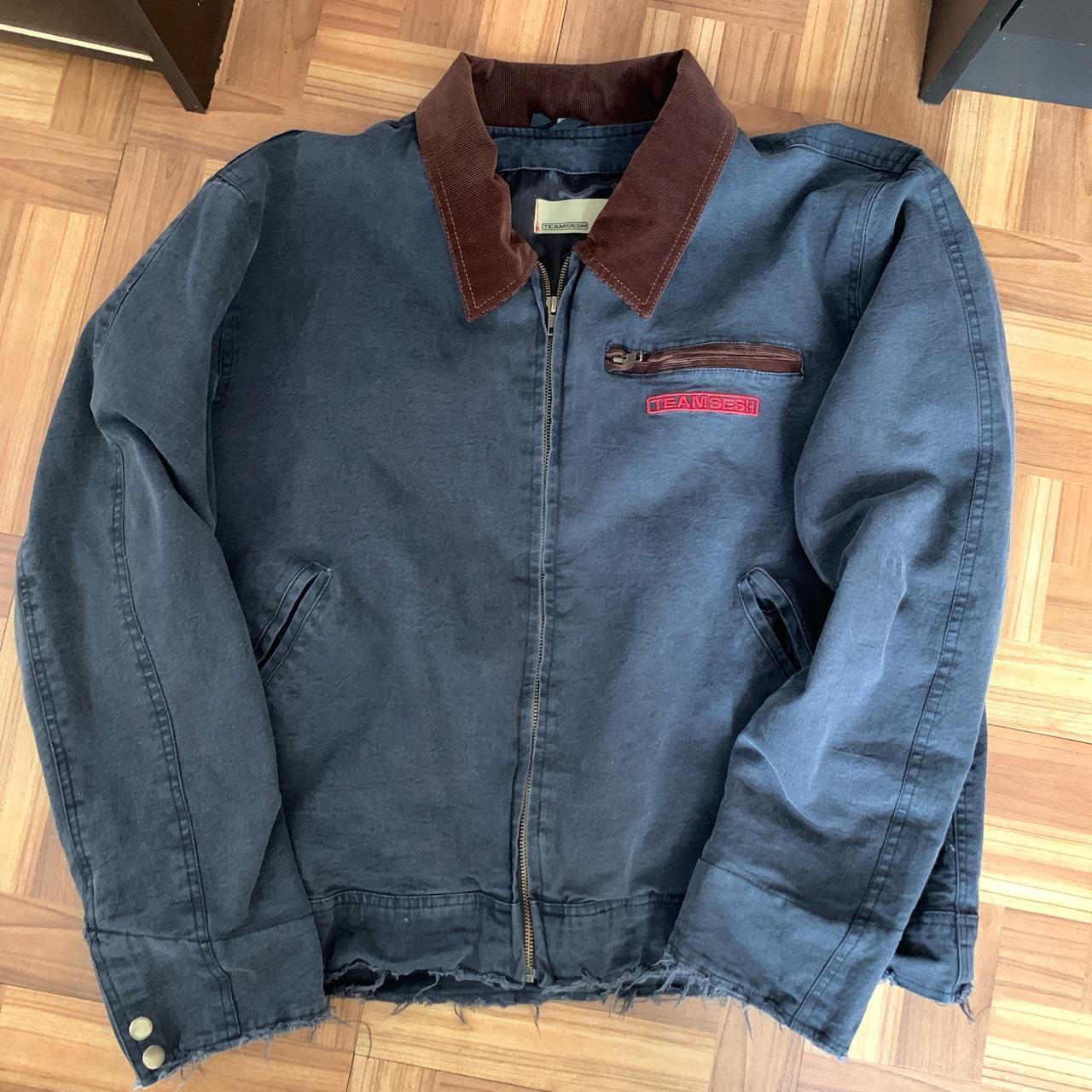 Team Sesh Worker Jacket (Vintage Black) Sz L Only... - Depop