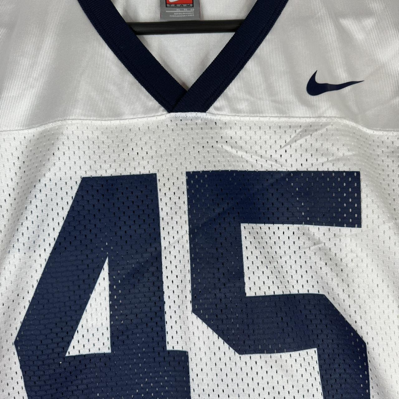 Vintage Nike Penn State football jersey in white and... - Depop