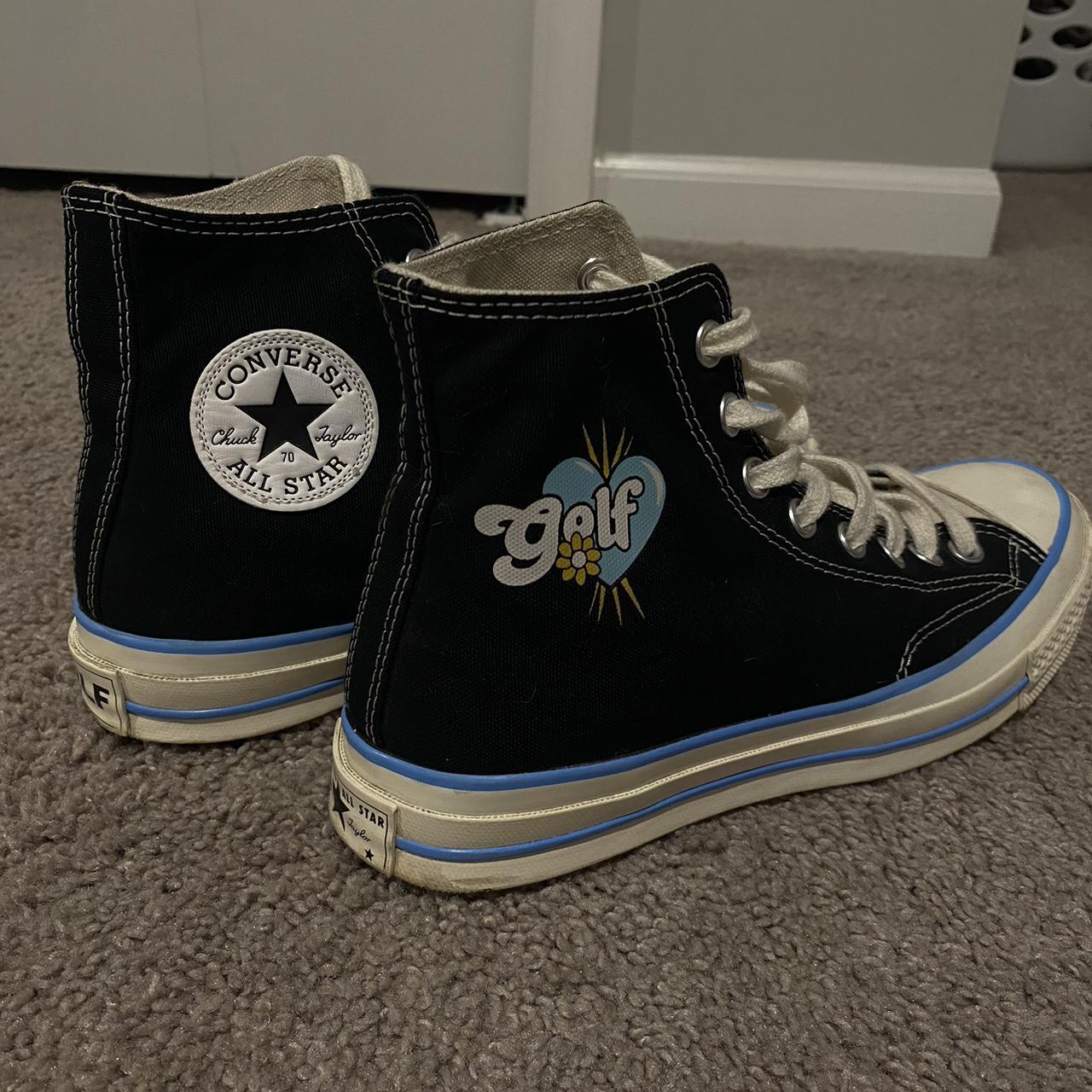 -size 6.5m/8.5w black/blue/cream golf wang x... | Depop