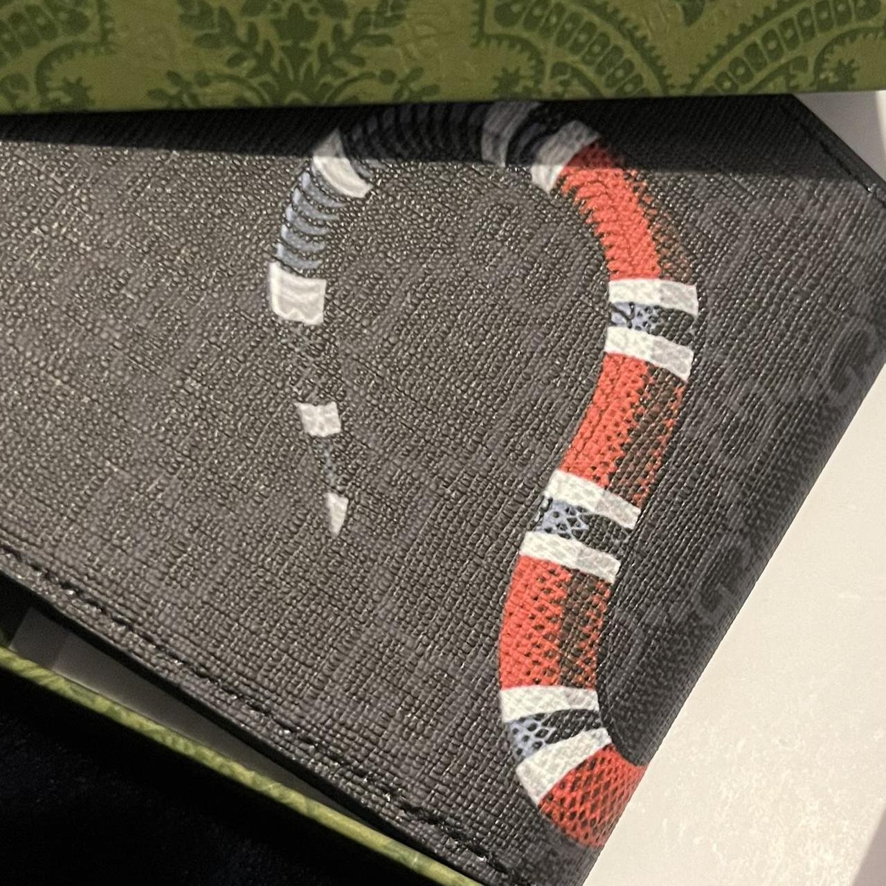 GUCCI GG SUPREME Snake Wallet💳 (previously owned,... - Depop