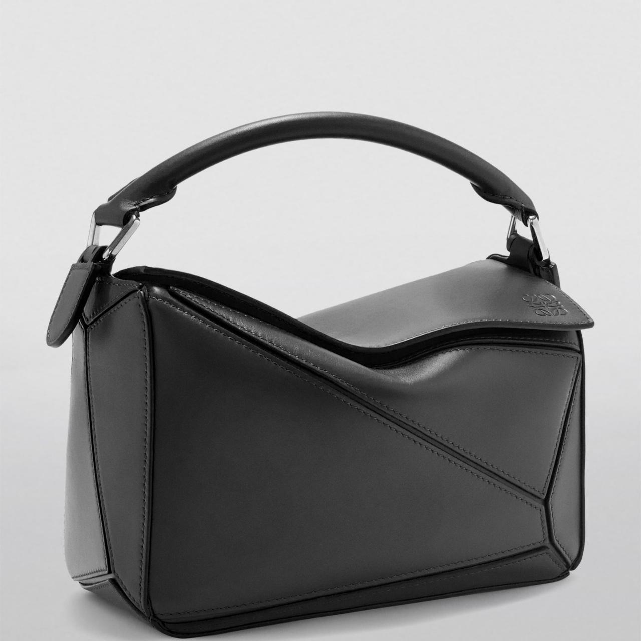 LOEWE Small Leather Puzzle Top-Handle Bag - Depop