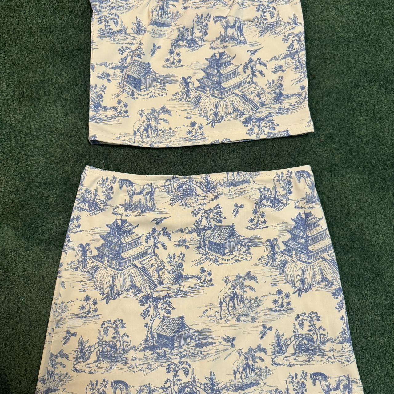 edikted mini skirt set - Depop
