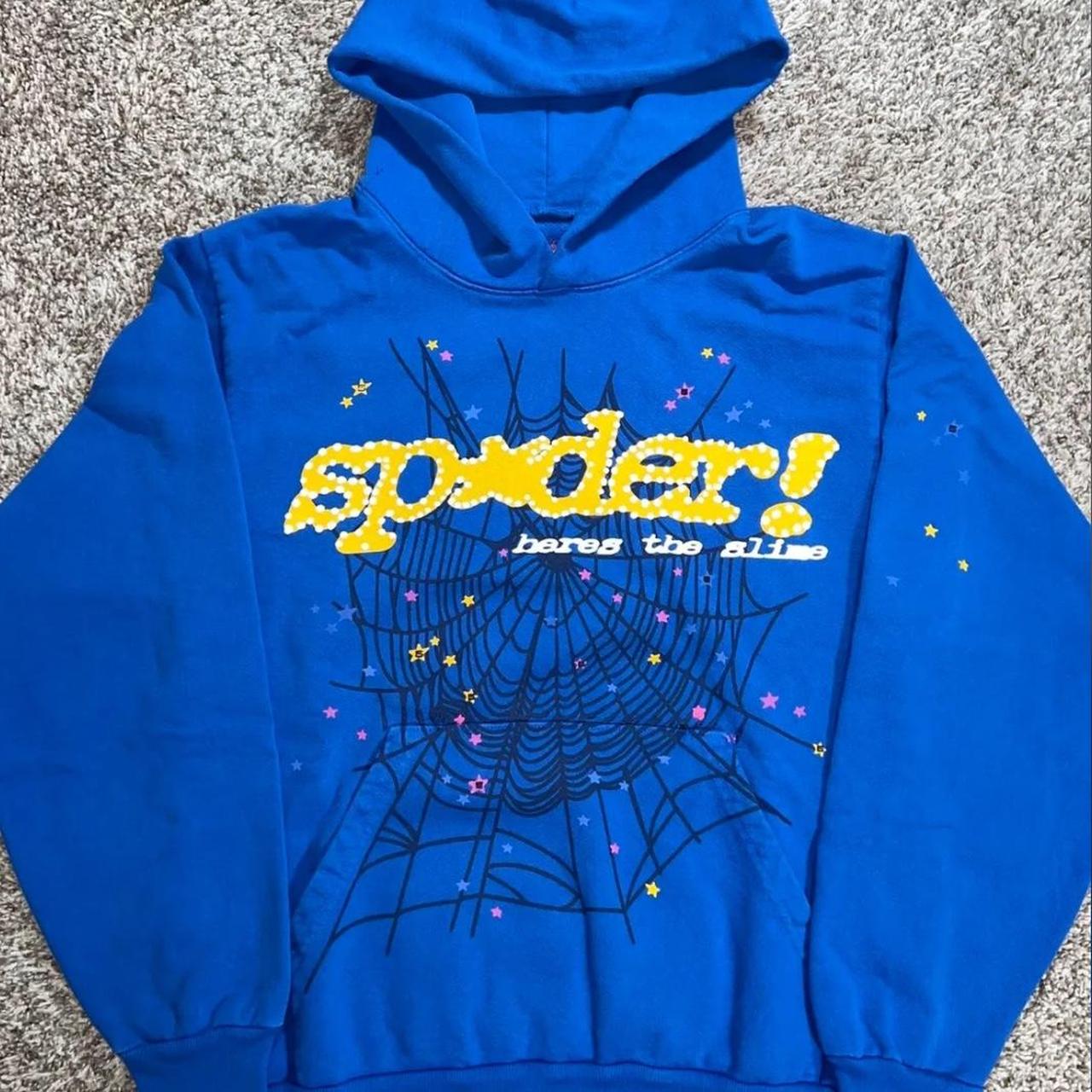 Blue N Yellow Spider Hoodie Give Me An Offer Dnt Depop