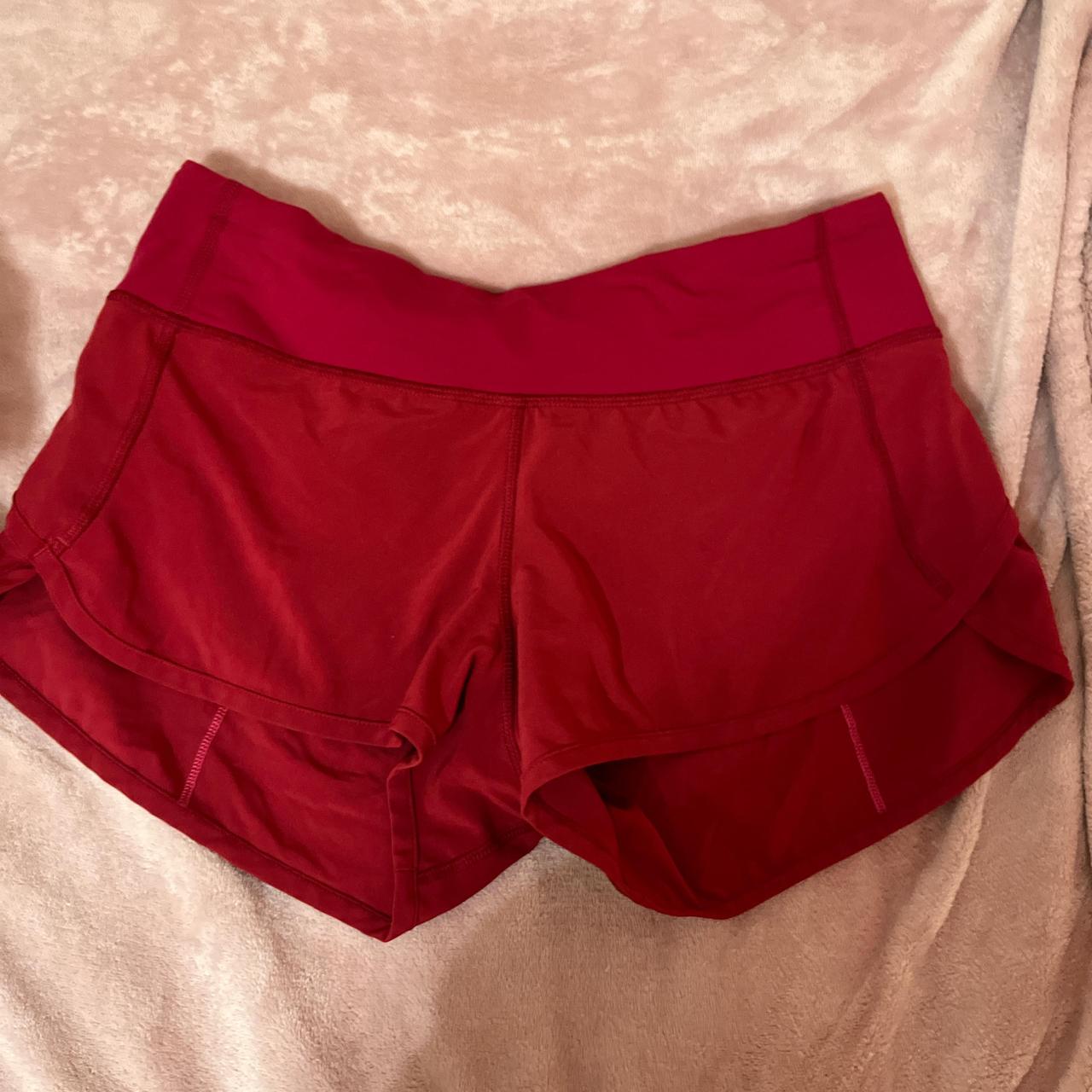 Lululemon raspberry shorts - Depop