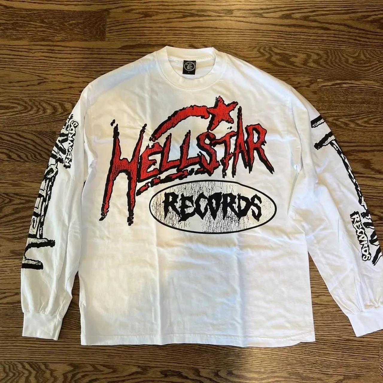 #HELLSTAR Hellstar Records Long Sleeve T Shirt - Depop