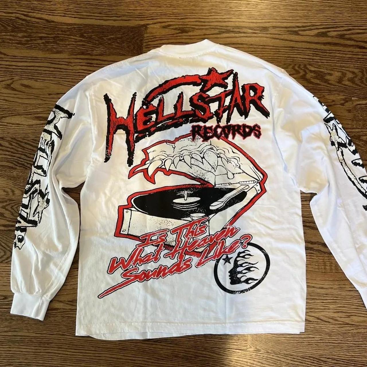 #HELLSTAR Hellstar Records Long Sleeve T Shirt - Depop