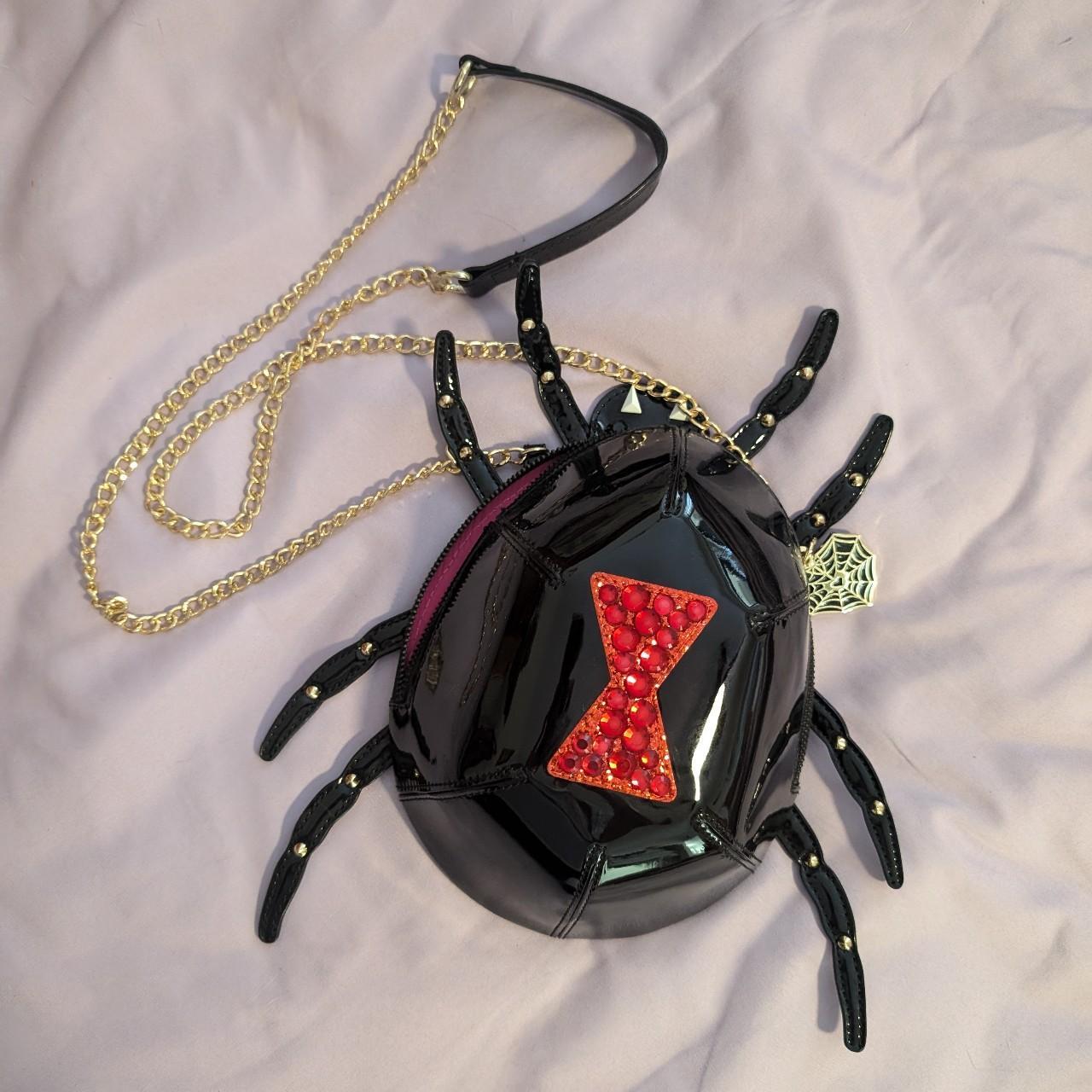 Betsy Johnson Black Widow Spider purse - Depop
