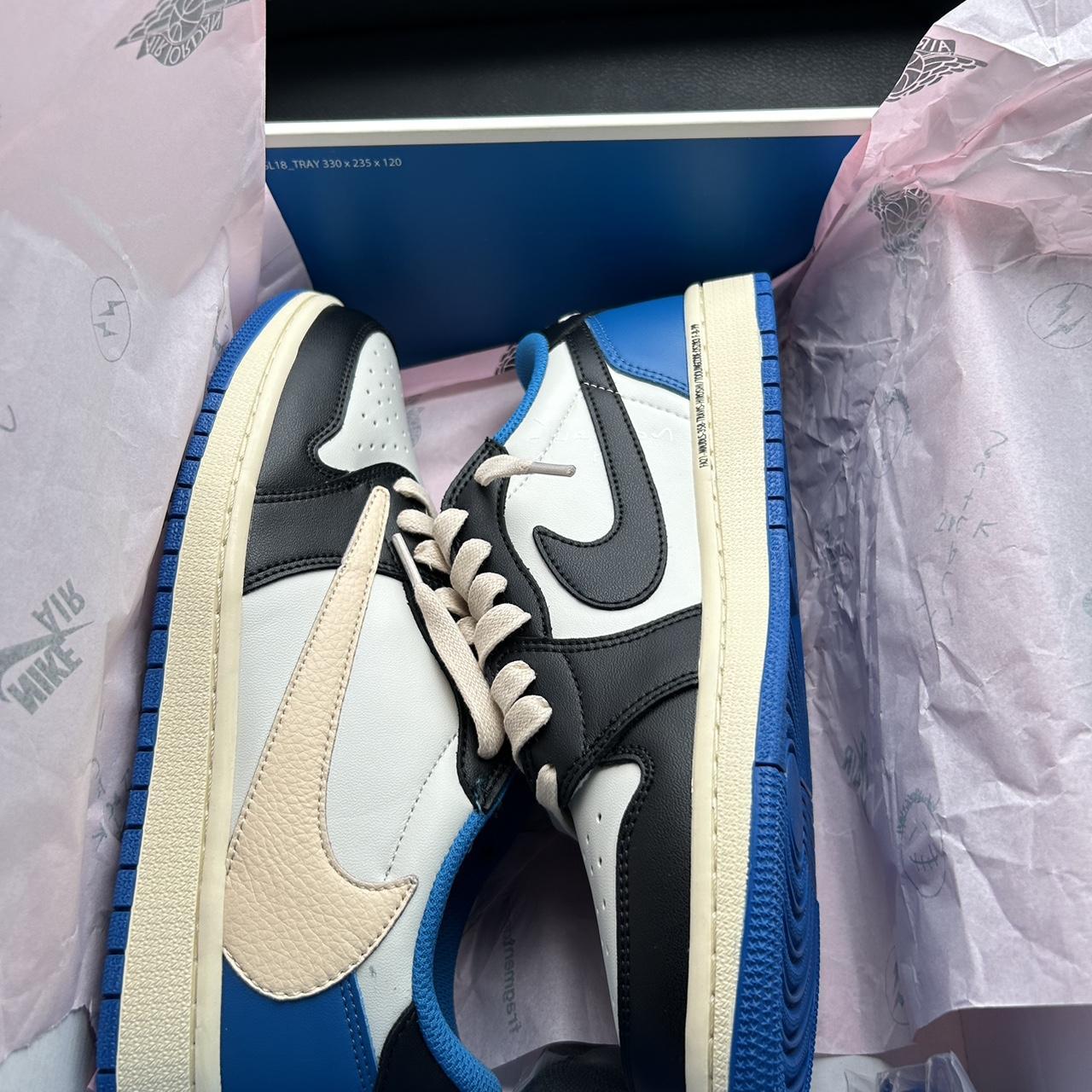 Jordan 1 Fragments x Travis Scott Size 8 Worn... | Depop