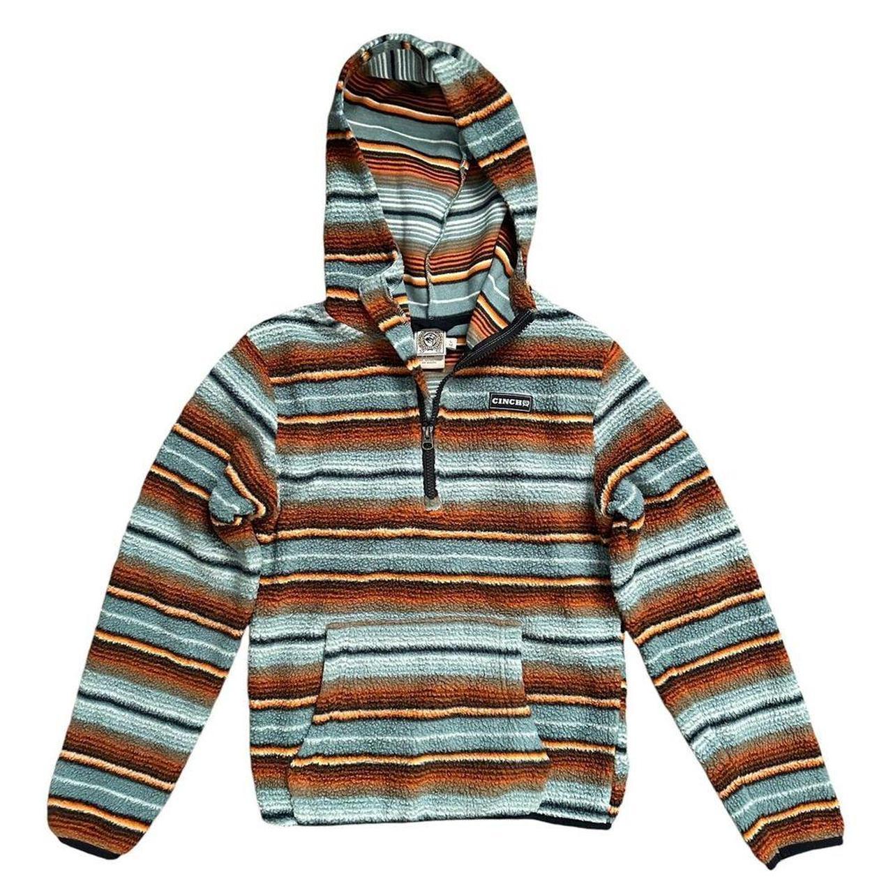 Cinch Multicolor Aztec Western Pullover Sweater... - Depop