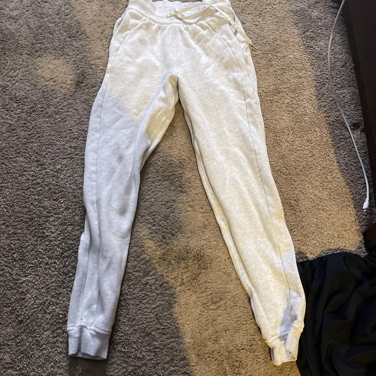 Lululemon sweatpants Color-grey Size-2 - Depop