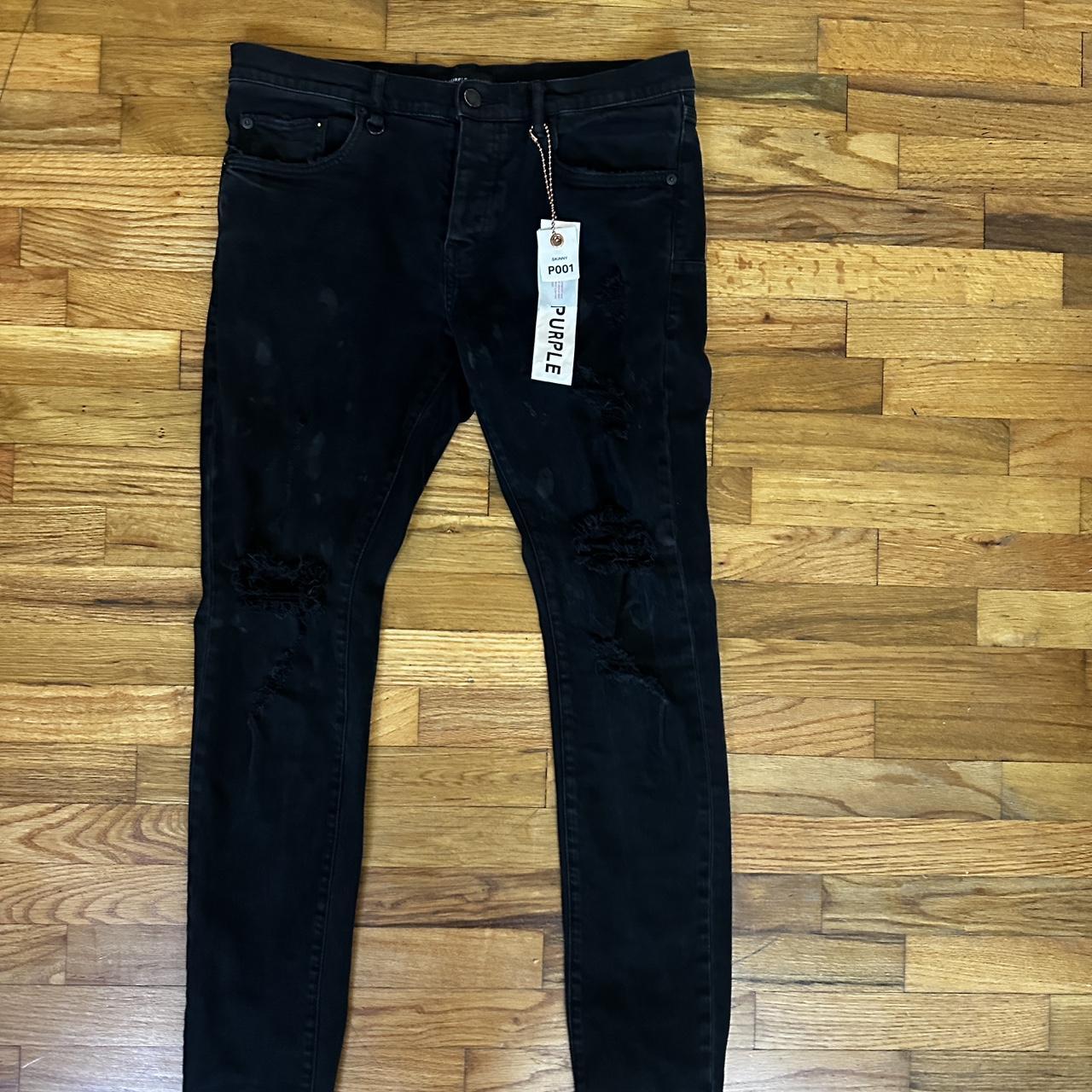 Purple brand P001 Skinny jeans P001 Oil spill size... | Depop
