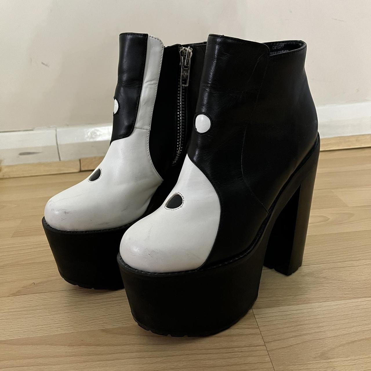 Current Mood Dolls Kill Yin Yang Platform Boots -... - Depop