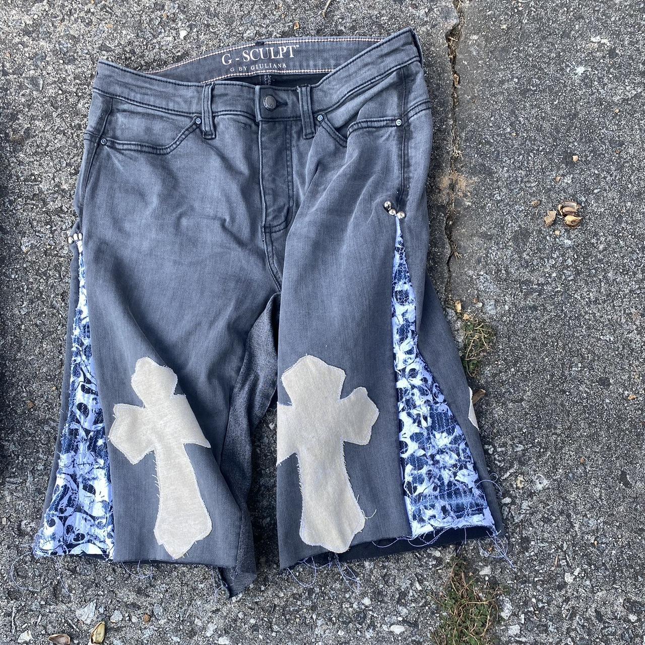 Patchwork jorts all custom, never the same ! ALL... - Depop