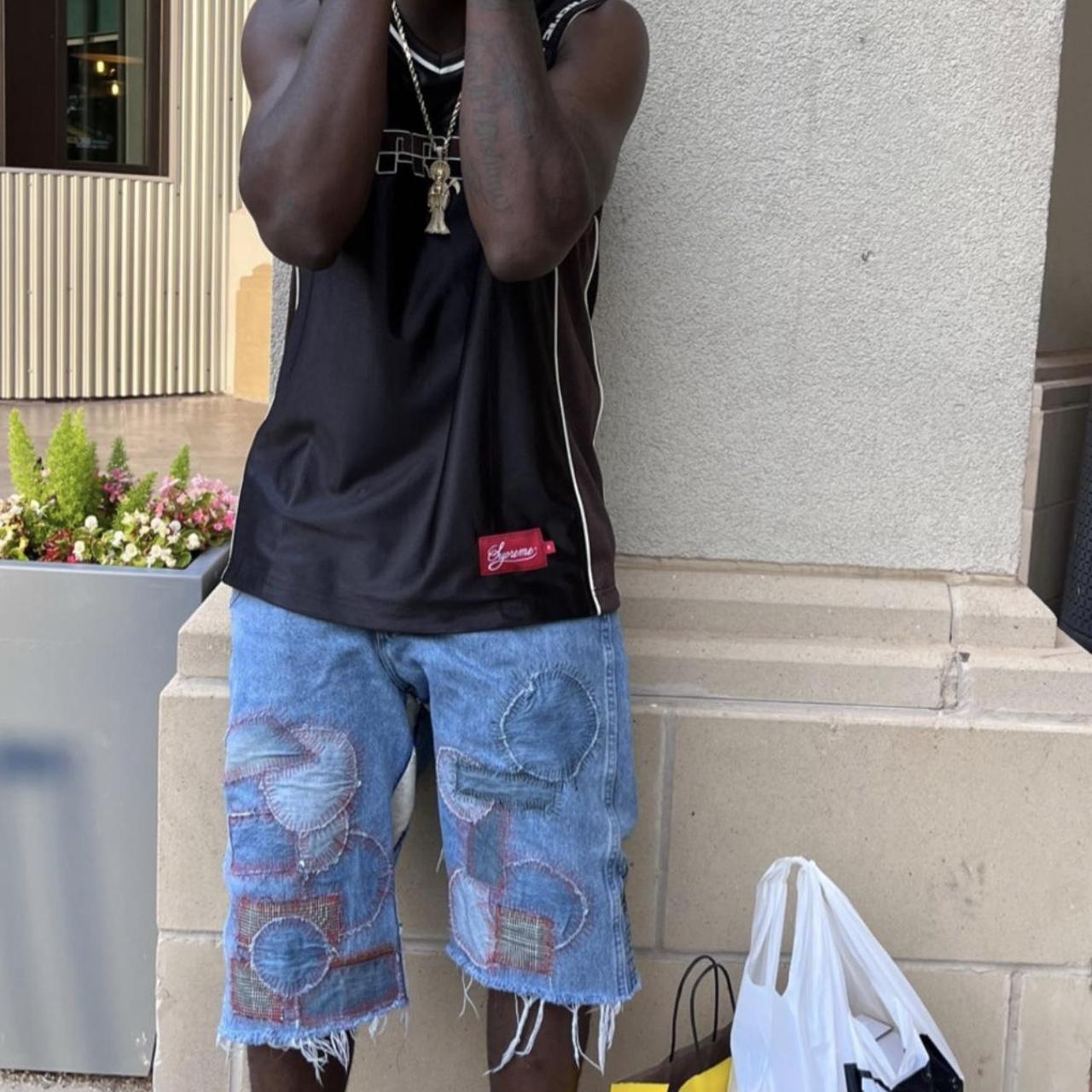 Patchwork jorts all custom, never the same ! ALL... - Depop