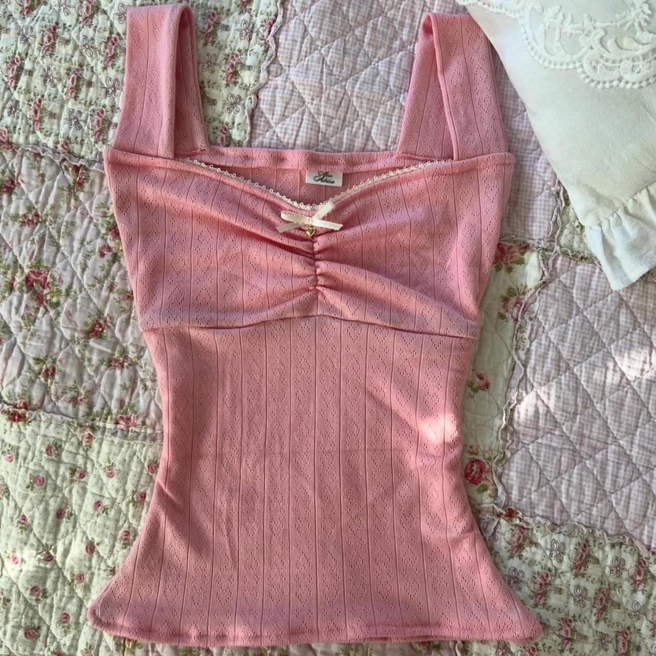 mirabella top 🎀 ♡ brand is missadrisa. super soft... | Depop