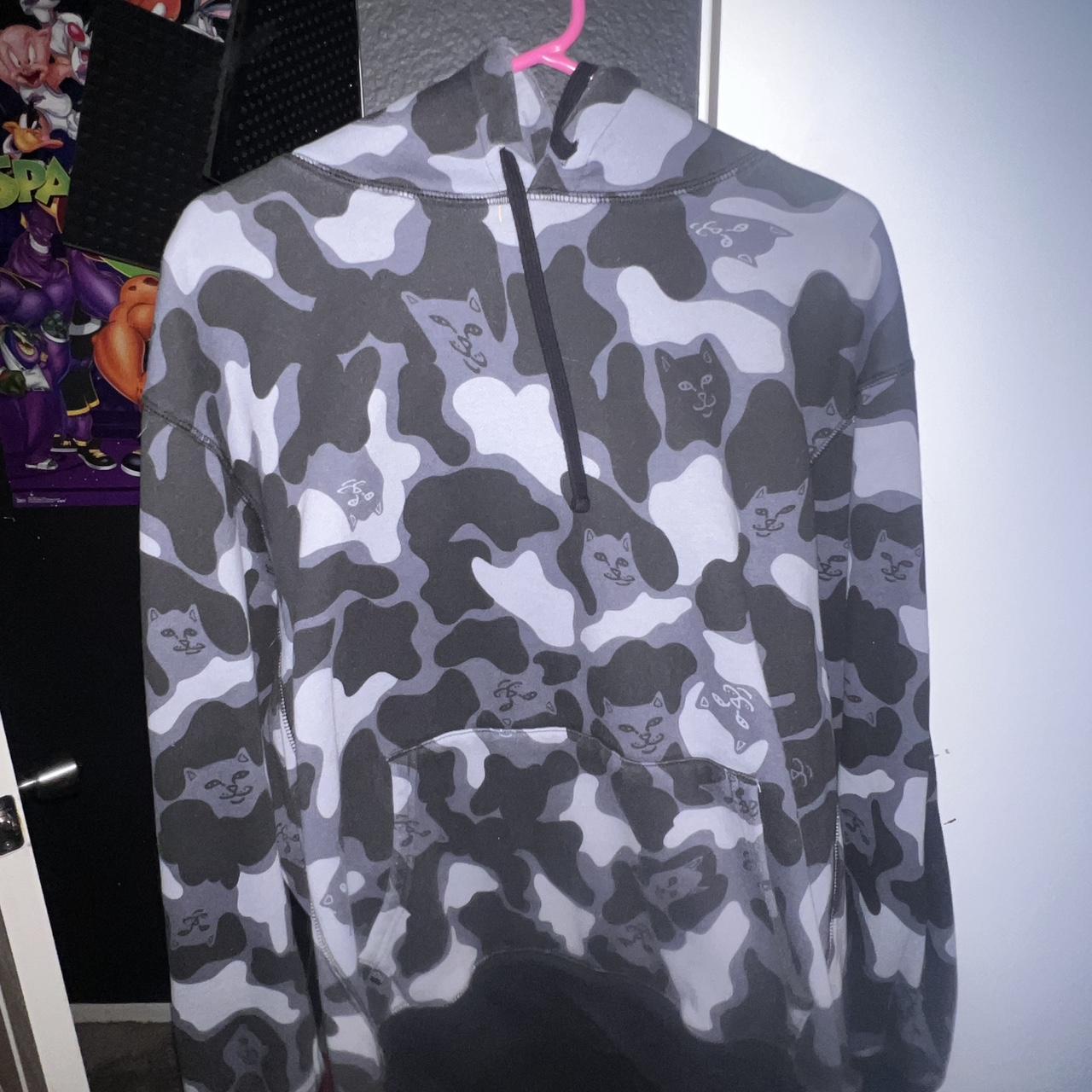 Brand new RipnDip cat camo hoodie - Depop