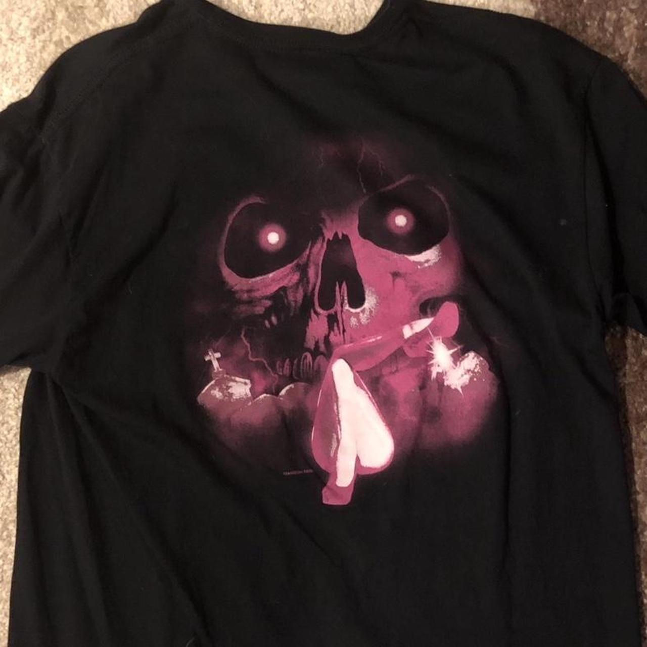 TeamSesh Bones teamsesh front red skull backprint L,... - Depop
