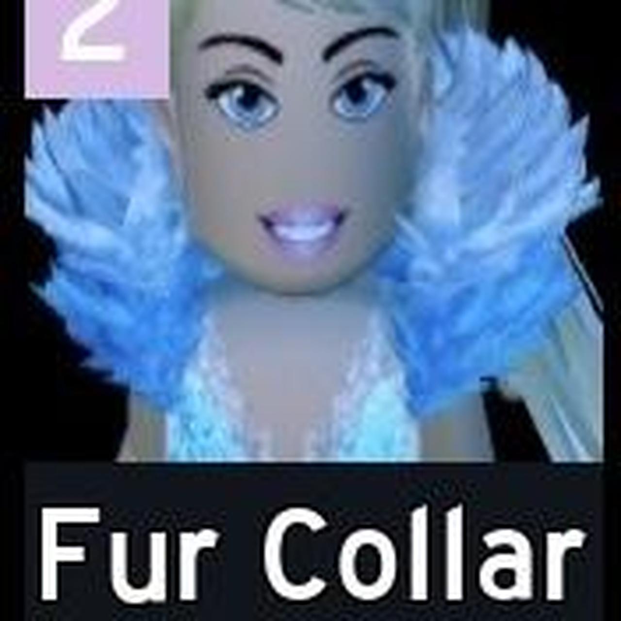 ROBLOX ROYALE HIGH Fur collar accessory from the... - Depop