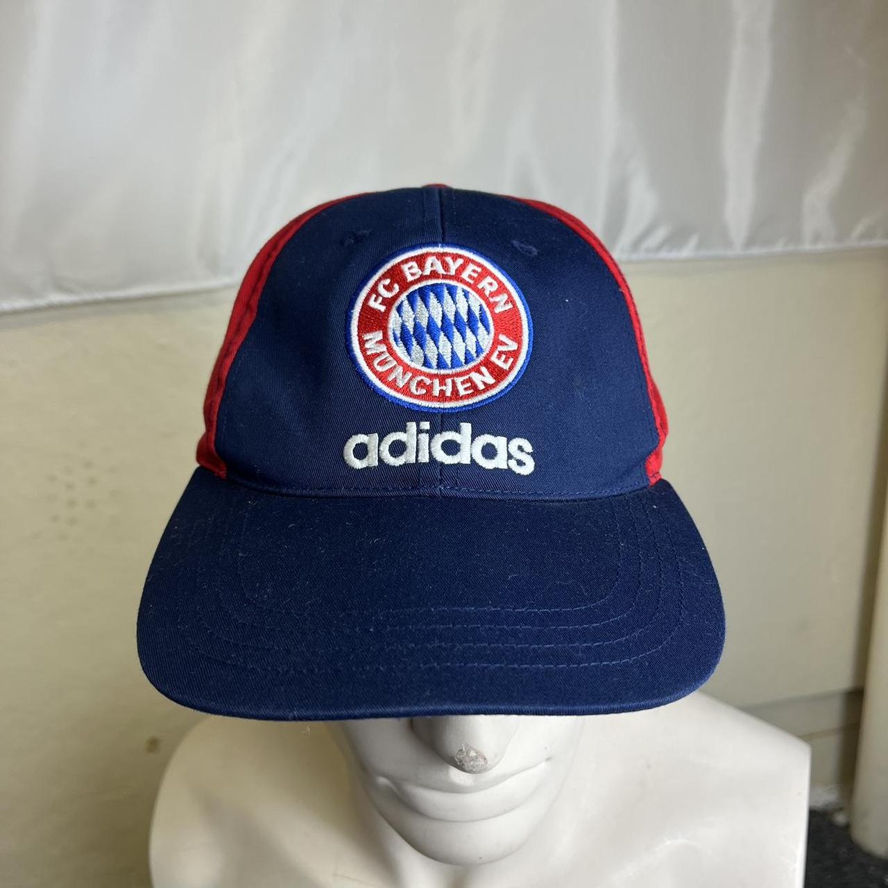 Vintage 90s Adidas Bayern Munchen EV Football Cap.... - Depop