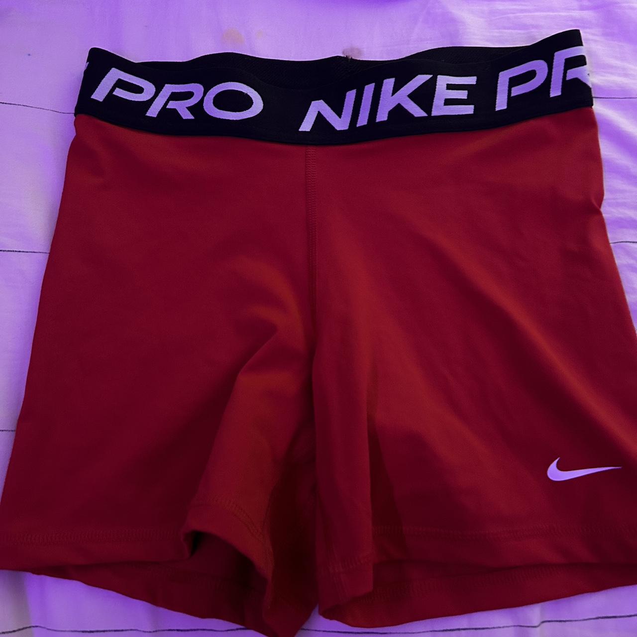 __nike category__ Red Nike pro ️🍒 #short #summer... - Depop