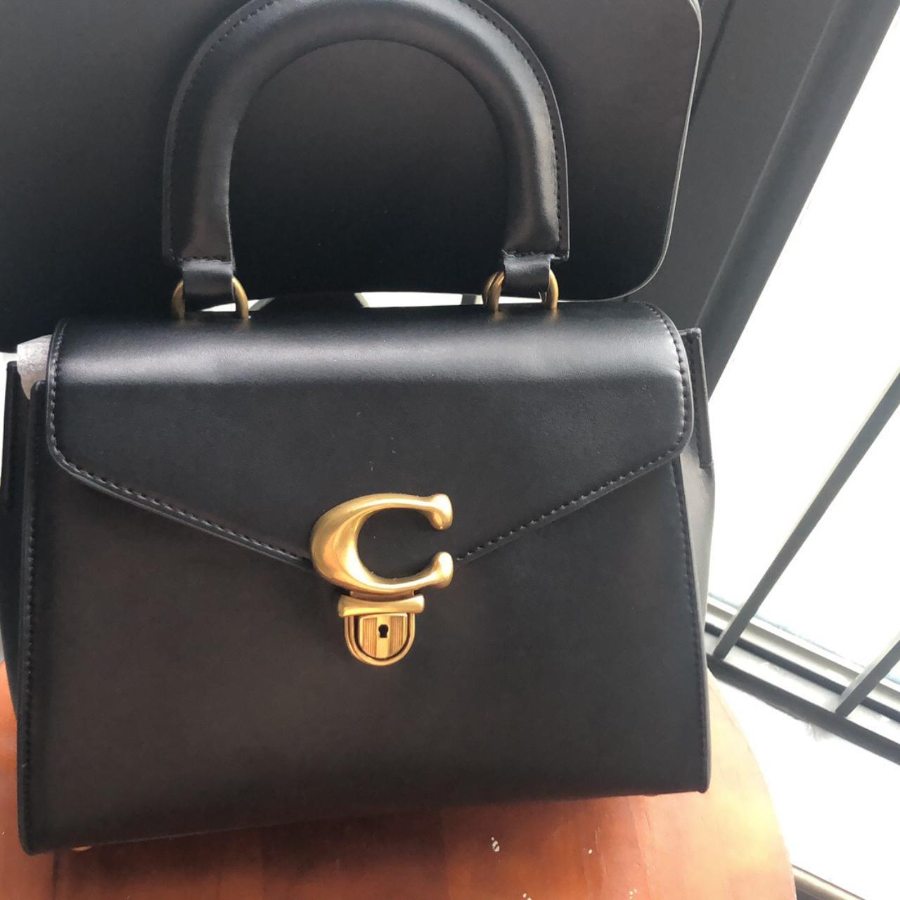 Coach SAMMY 21 top handle handbag Good condition,... - Depop