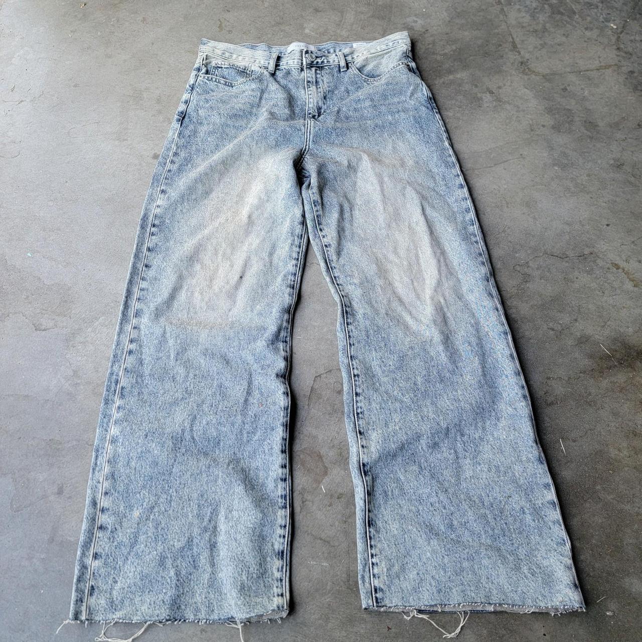 Mens Pacsun baggy light washed jeans, pacific... | Depop