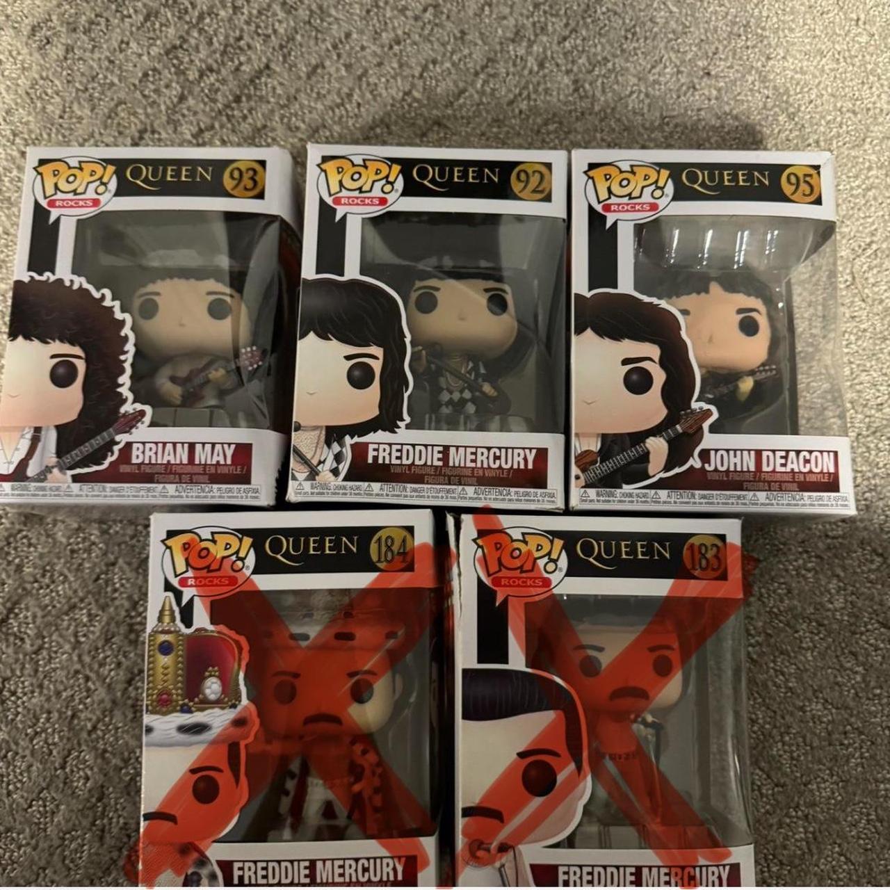 Queen and Freddie Mercury Funko Pop Bundle - Funko... - Depop