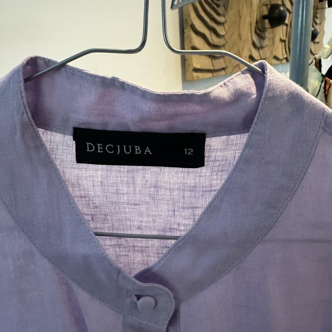 Decjuba Blouse Lilac - Depop