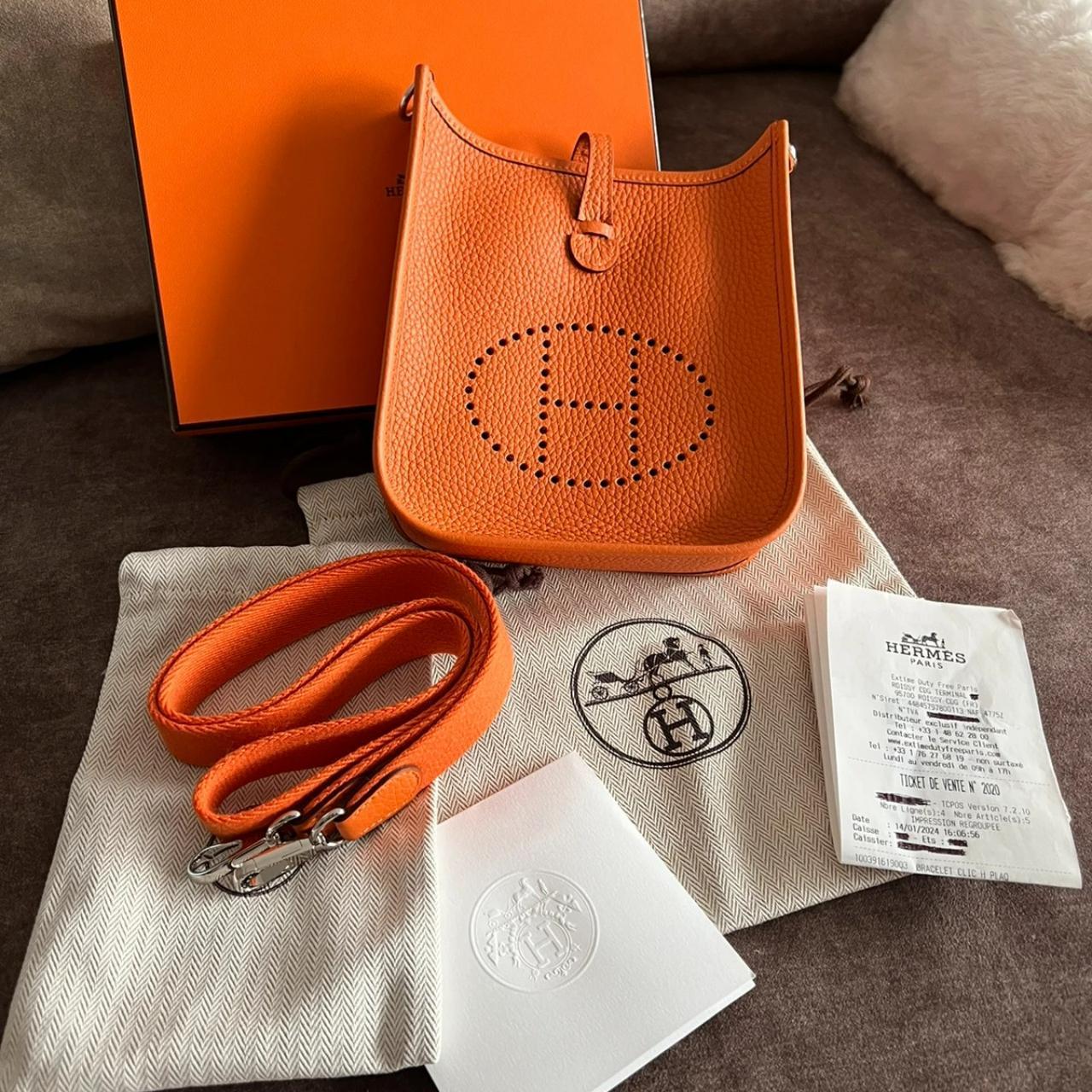 Hermès mini Evelyn New with box Also with... - Depop