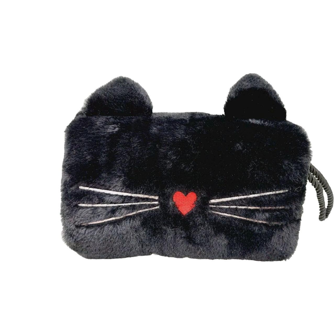 Target Cat Black Plush Muff Hand Warmer Kitty Kitten... - Depop