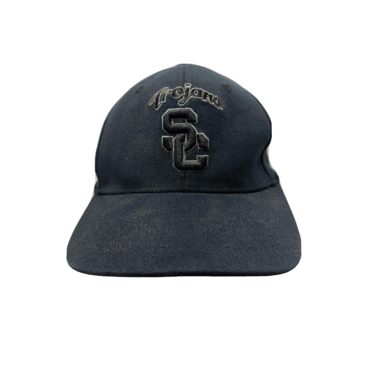 Trojan Sc Hat Black Vintage Team Trojan... - Depop