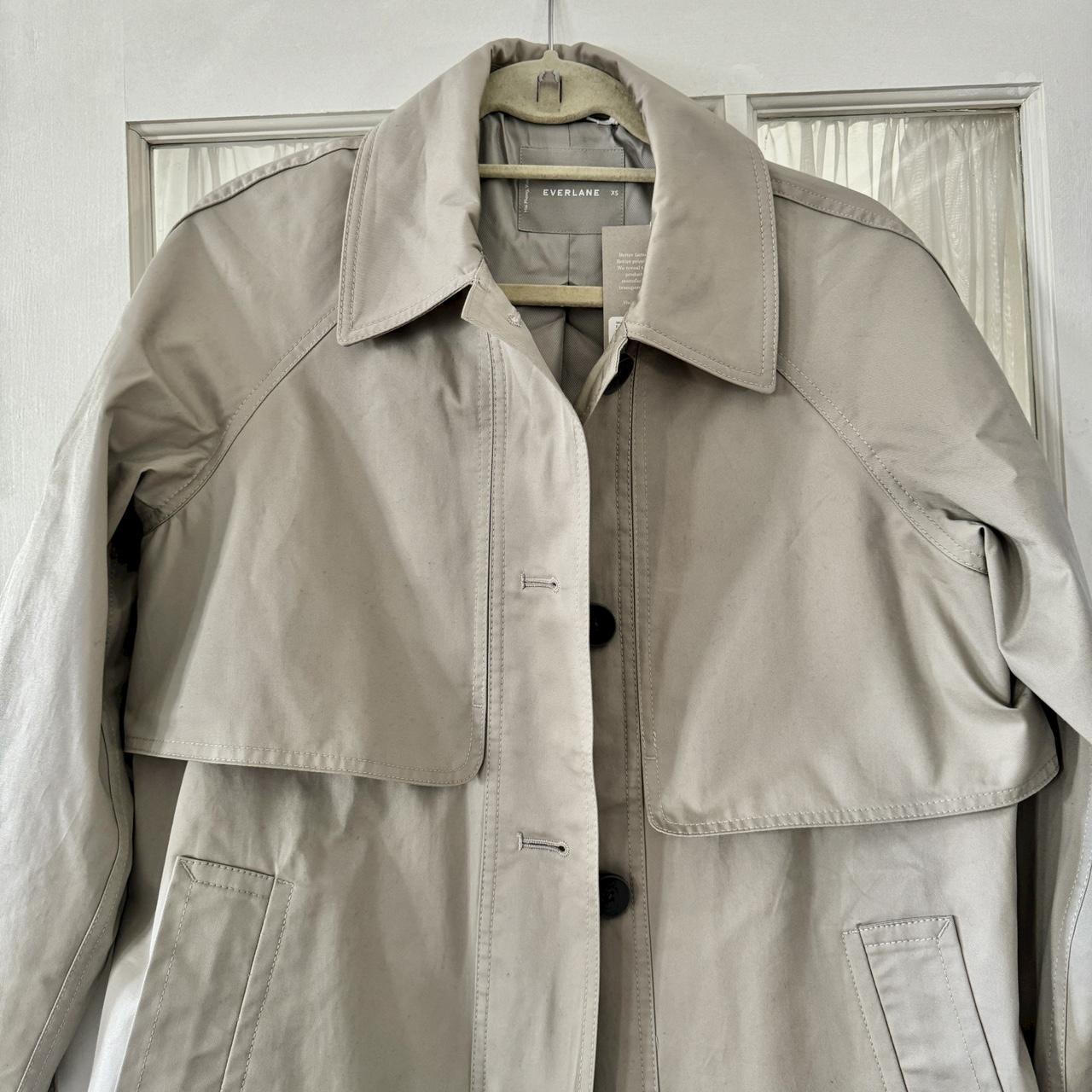 Everlane Long Mac Coat — XS (fits small to medium)... - Depop