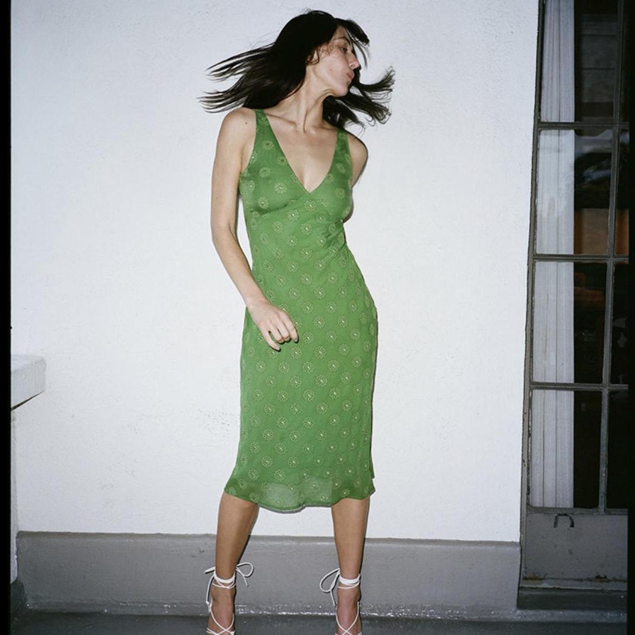 realisation par yasmin dress in moss... - Depop