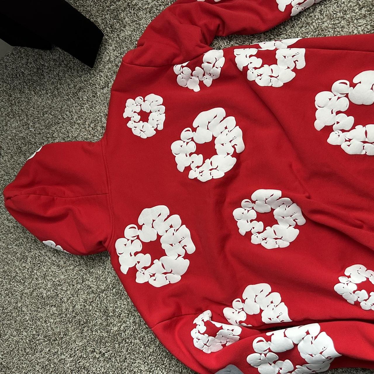 Red Denim Tears Jacket - Depop